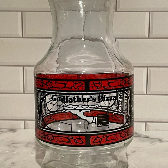Kitchen | Vintage Godfathers Pizzacocacola Carafe Pitcher | Poshmark